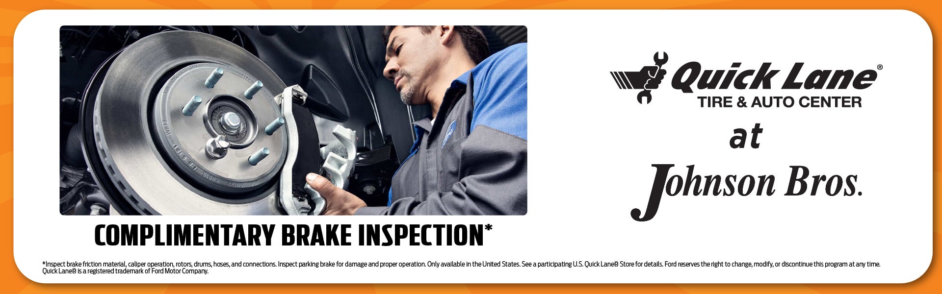 Quick Lane® Tire & Auto Center in Temple, TX | Johnson Brothers Ford
