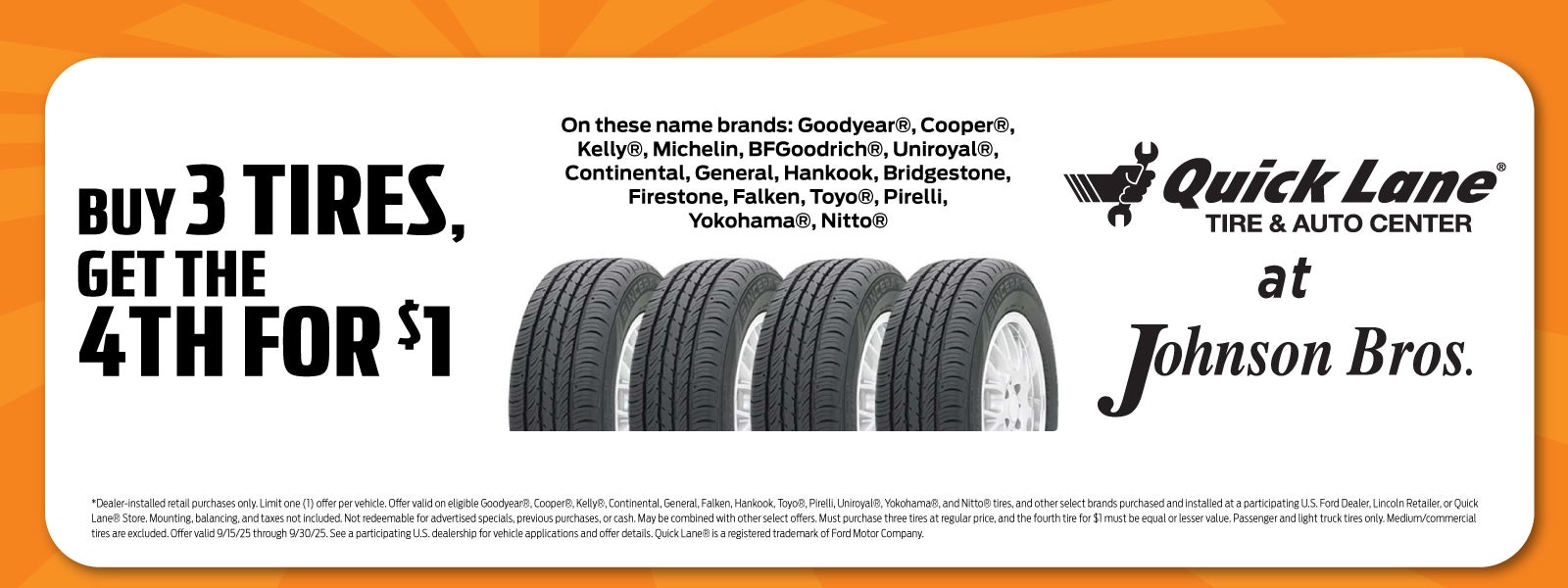 Quick Lane® Tire & Auto Center in Temple, TX | Johnson Brothers Ford