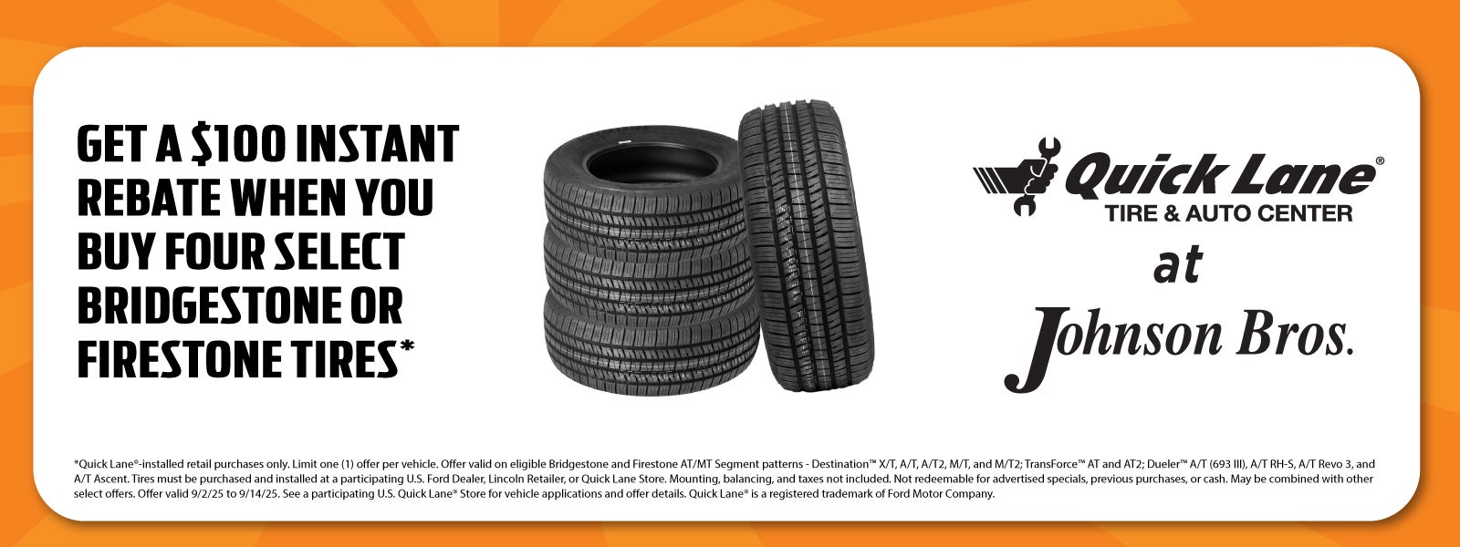 Quick Lane® Tire & Auto Center in Temple, TX | Johnson Brothers Ford